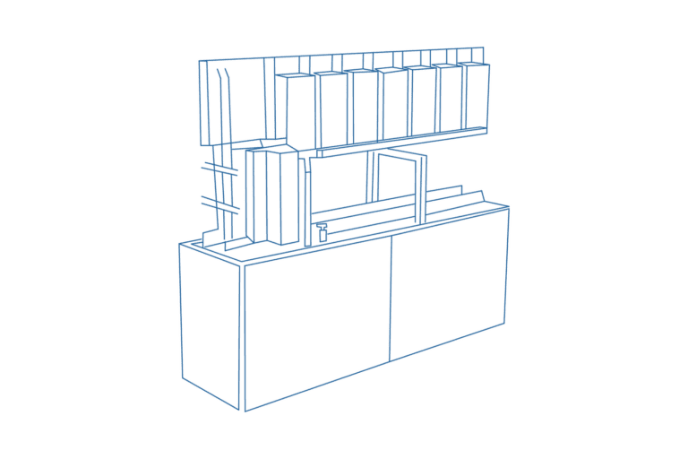 Suction pads insertion machine - LAD