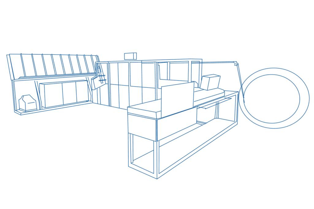 Suction pads insertion machine - LAD