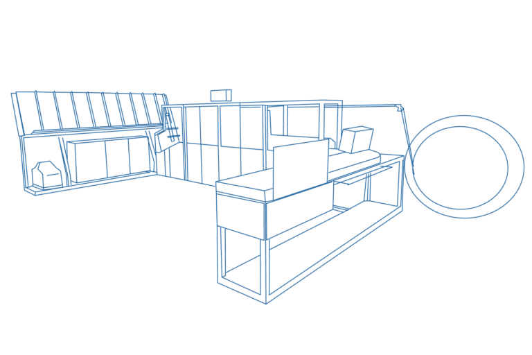 LAD GmbH - Insertion of soaker pads, tray padding machine